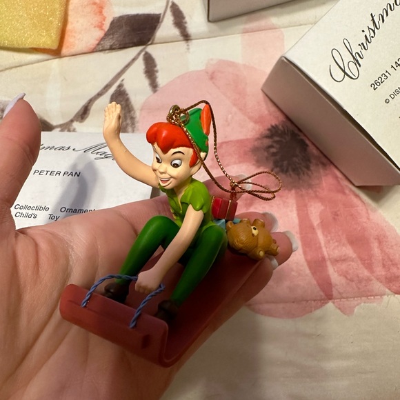 Disney | Holiday | Disney Peter Pan Grolier Christmas Ornament Vintage ...